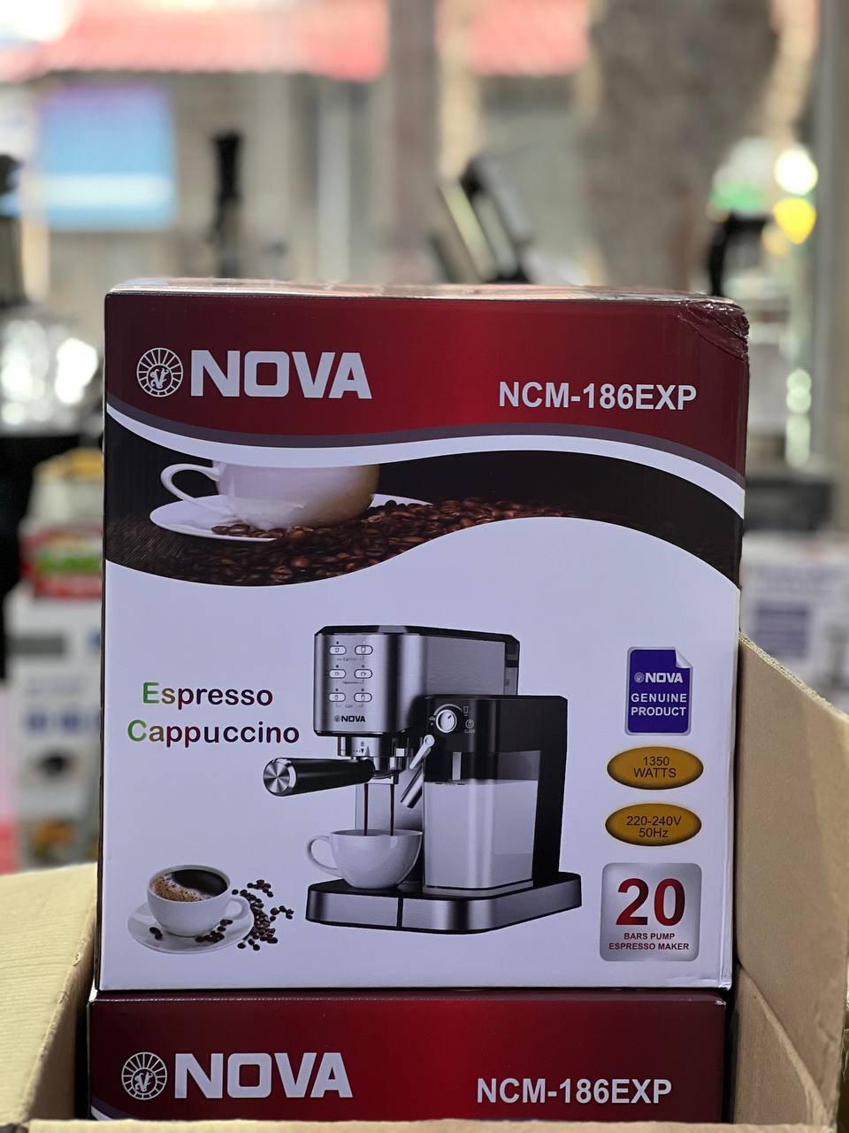 اسپرسوساز نیمه اتومات نوا مدل NCM-186EXP - کافوک